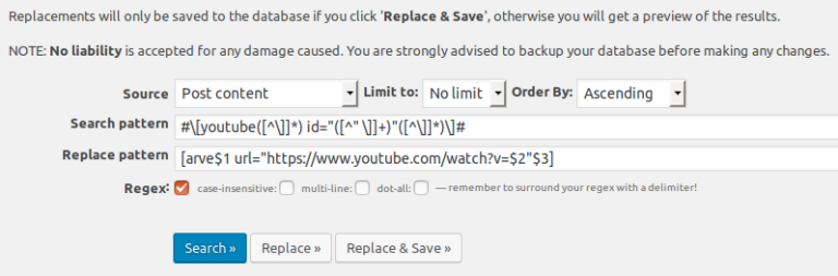 How to Replace Old Shortcodes With New [*arve] Shortcodes. – NextGenThemes